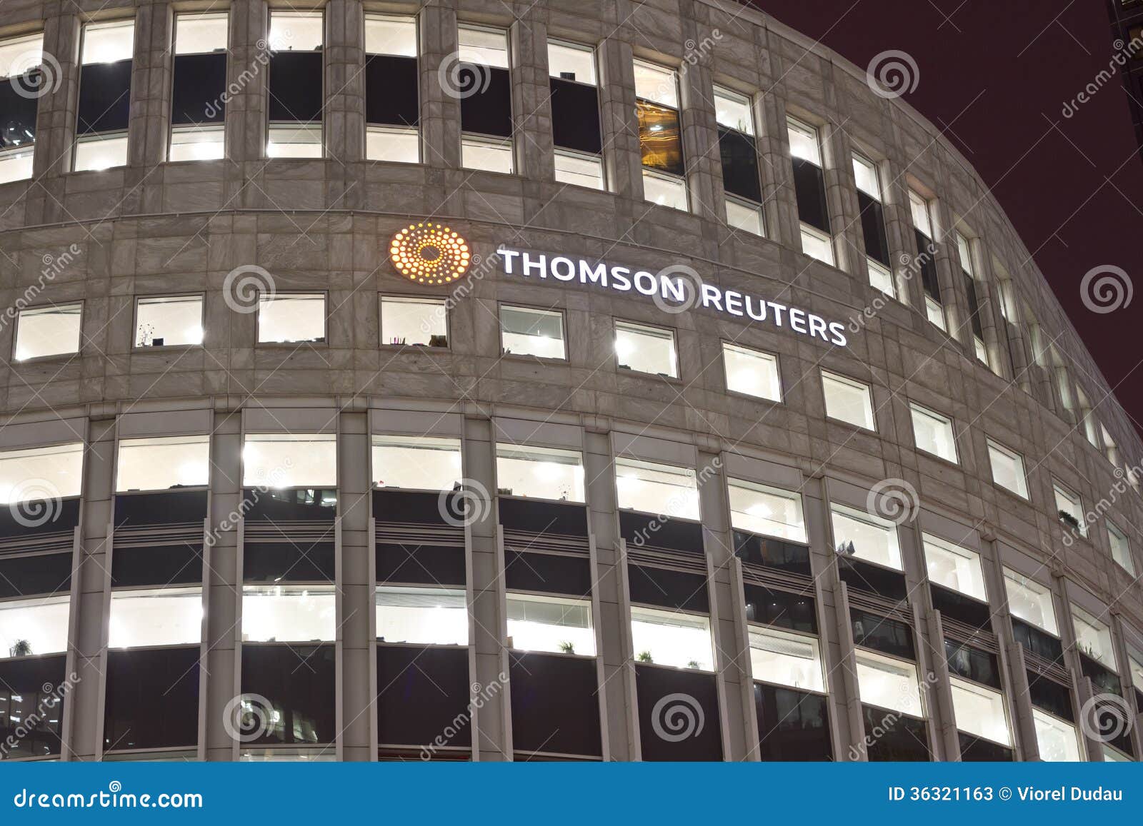 Thomson Reuters foto de stock editorial. Imagem de firma - 36321163