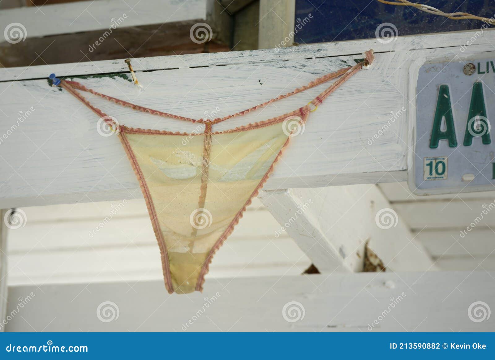 Thong at the Bar, Cow Wreck Beach Resort Stock Photo - Image of ...