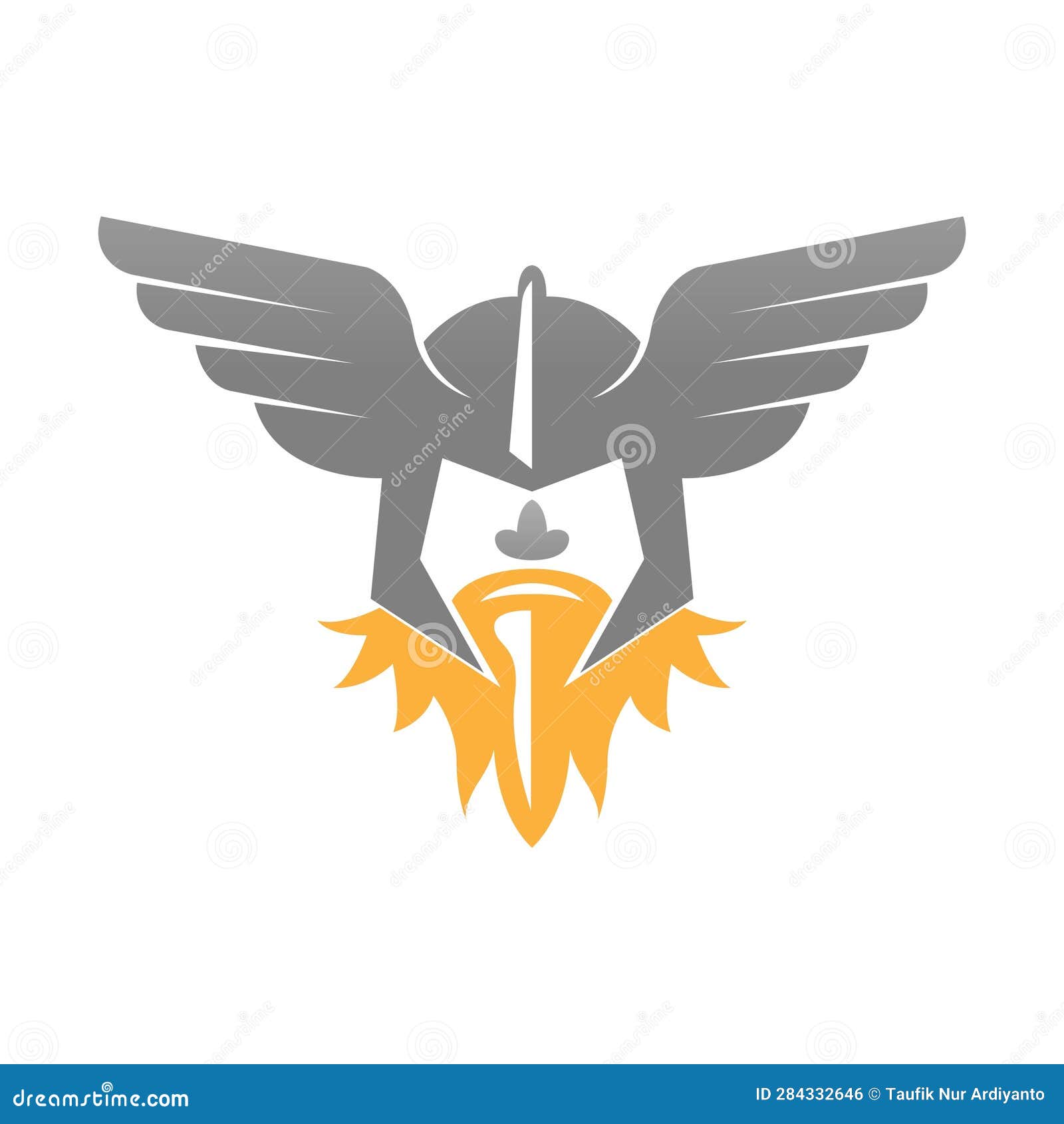 Thor icon logo design stock vector. Illustration of face - 284332646