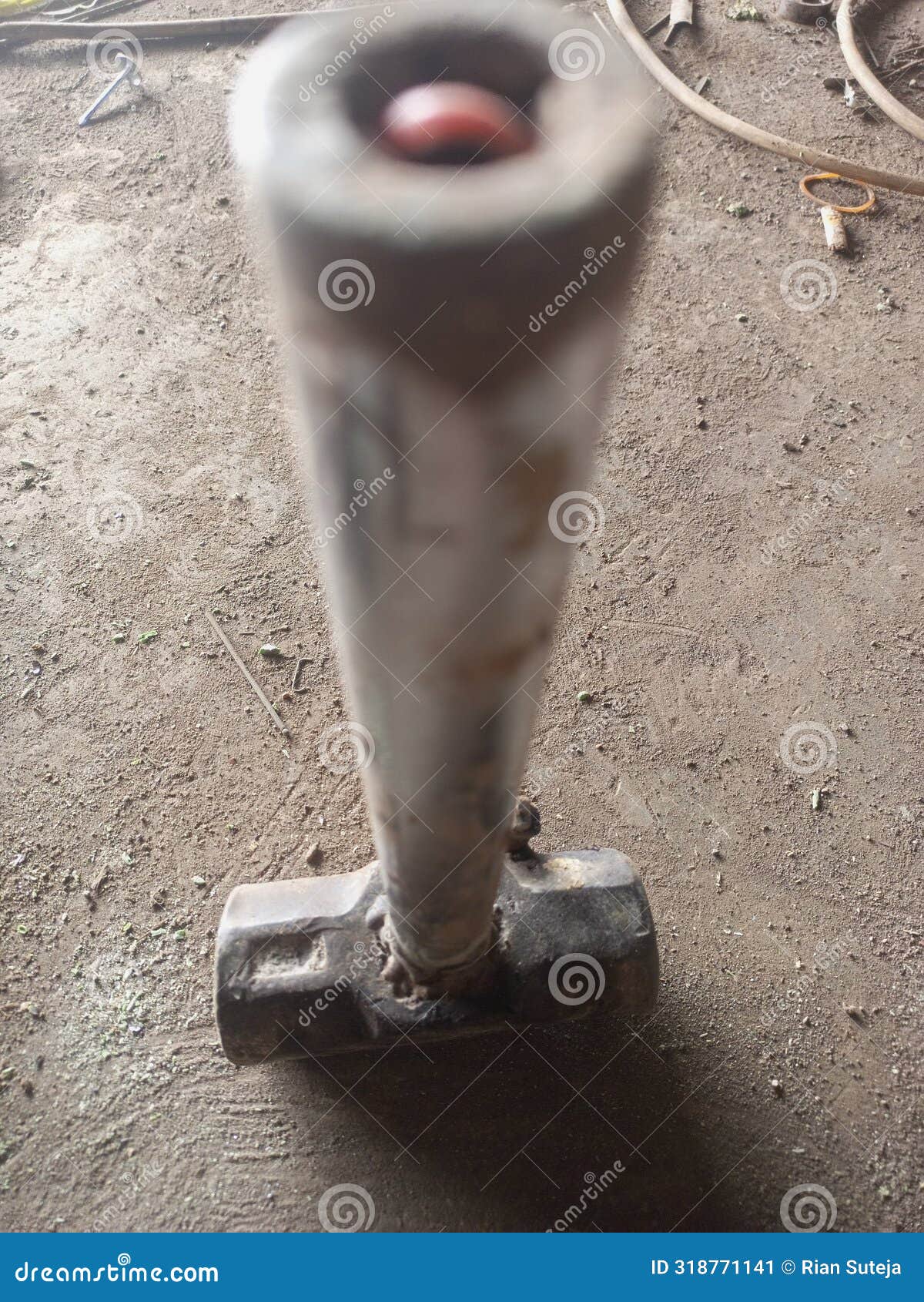 Thor& X27;s Hammer Falling from the Sky Stock Image - Image of falling ...
