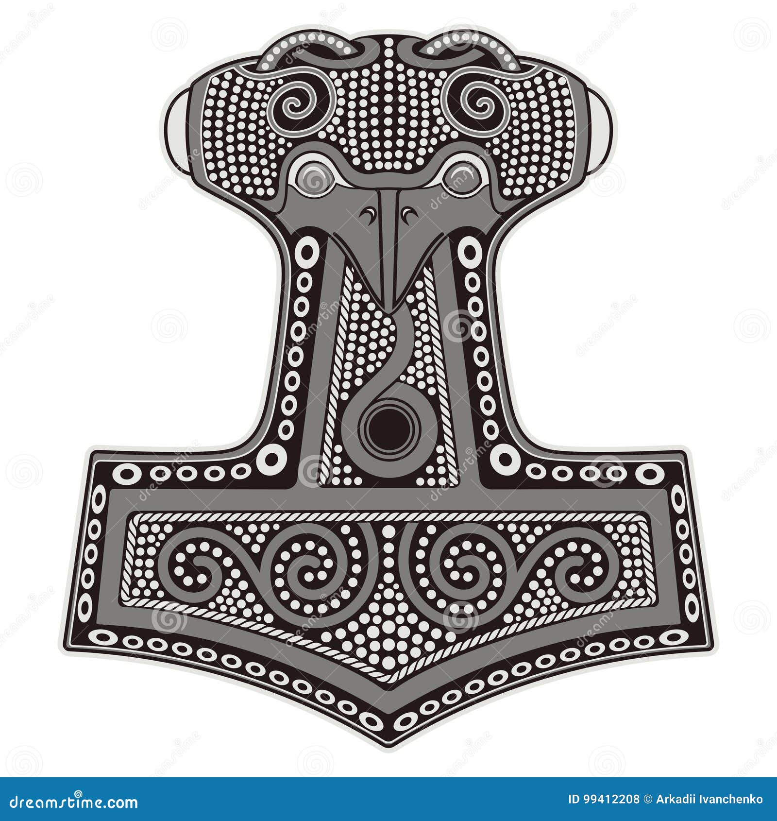 Thors Hammer Drawing