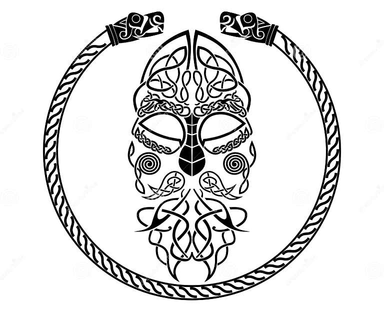 Thore Vector Illustration stock vector. Illustration of nordic - 119767886