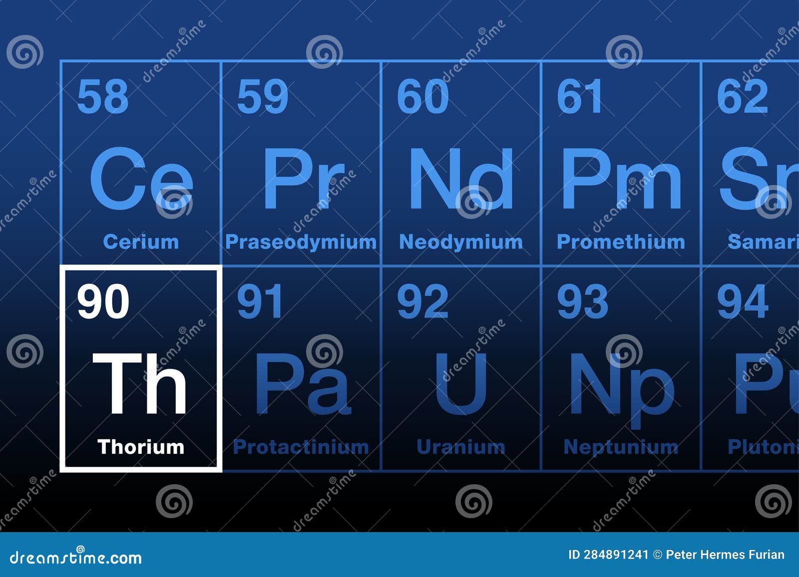 Thorium Periodic Table Of Elements Stock Image | CartoonDealer.com ... Thorium Periodic Table Of Elements Stock Image | CartoonDealer.com ...