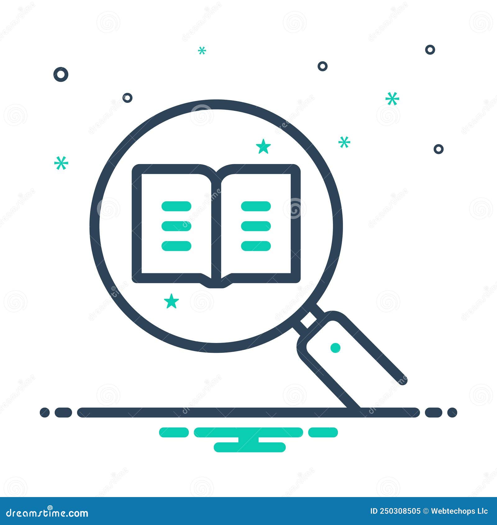 Mix Icon for Thorough, Entire and Whole Stock Illustration ...