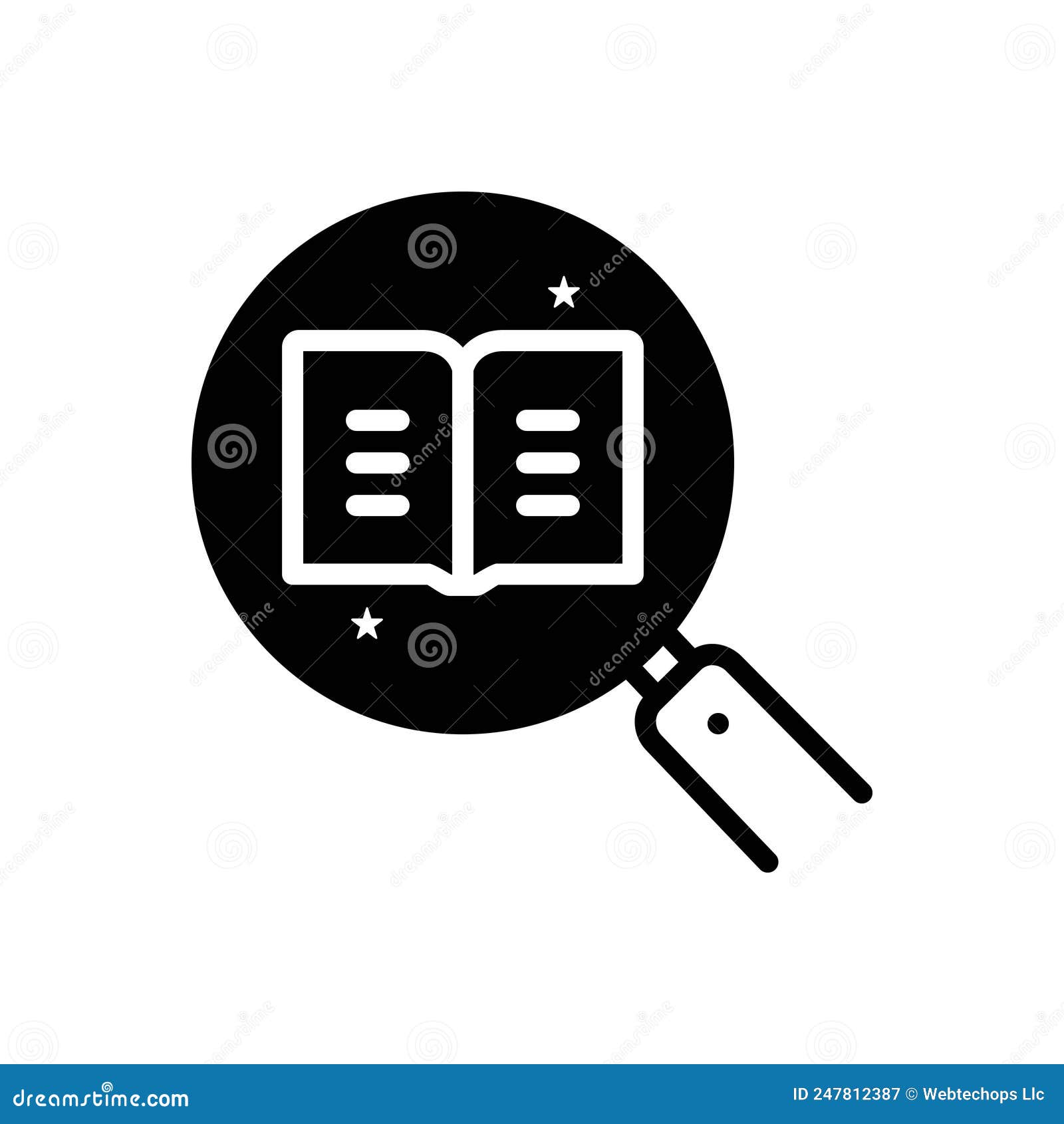 Black Solid Icon For Thorough, Entire And Whole Cartoon Vector ...