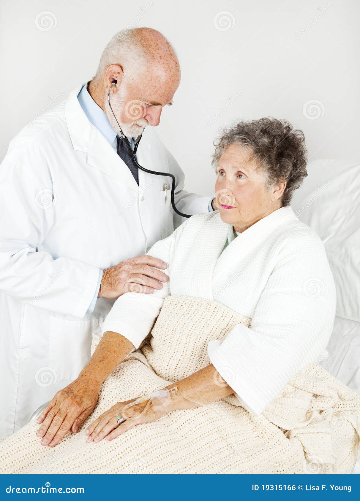 Thorough Medical Examination Stock Photo - Image of people, mature ...