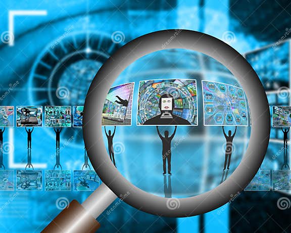 Thorough search stock illustration. Illustration of search - 47533564