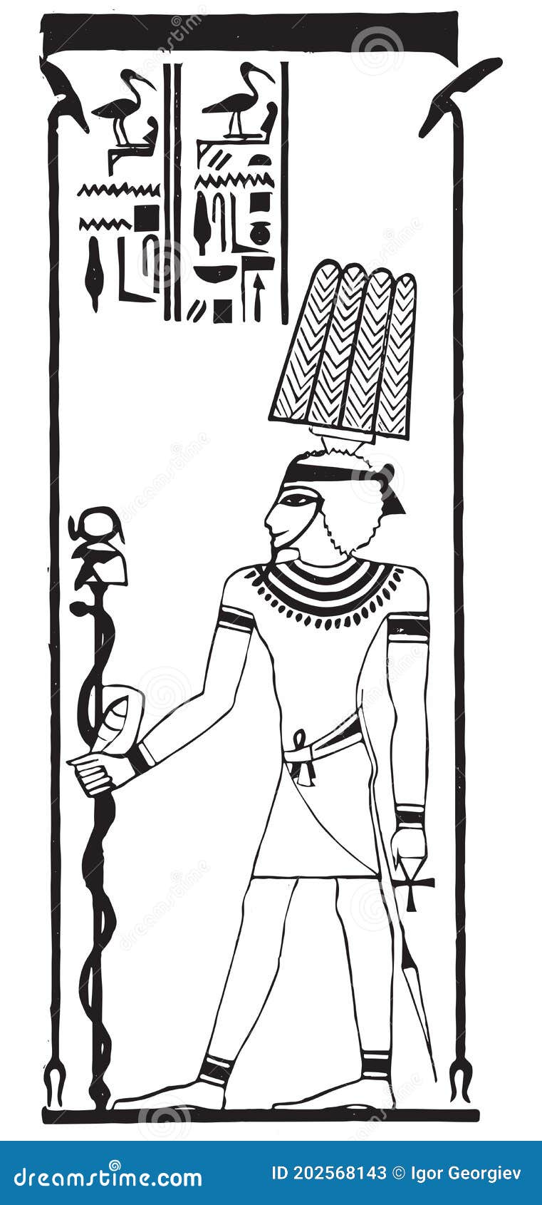 Egyptian God Thoth Tattoo