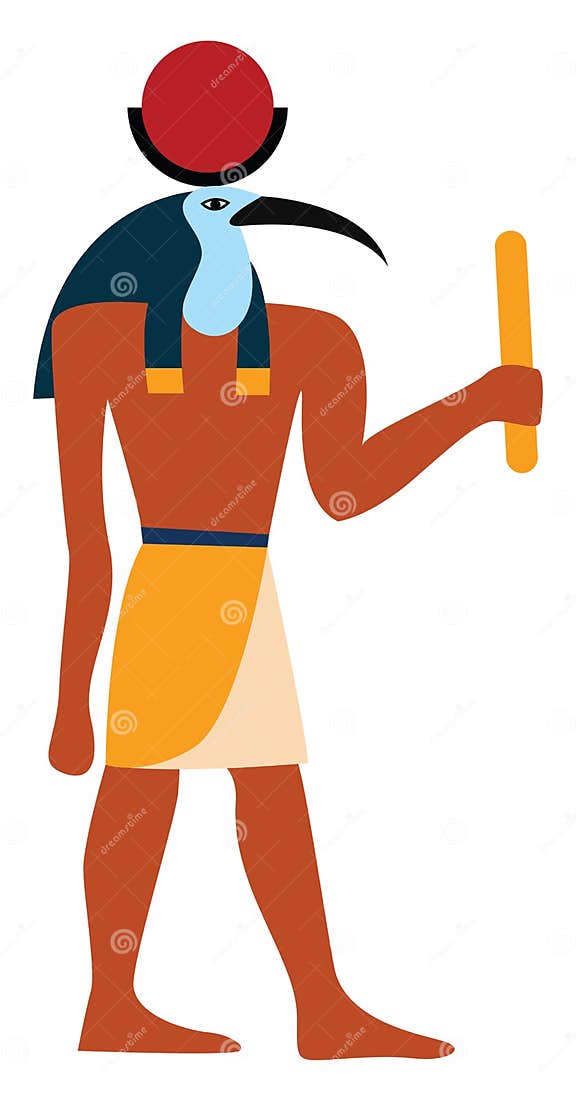 Thoth God, Illustration, Vector Stock Vector - Illustration of africa ...