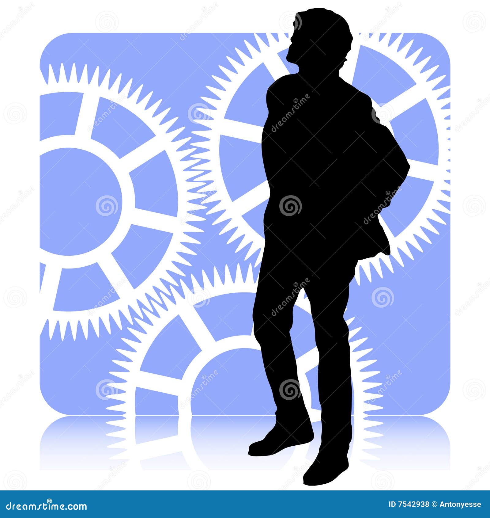 Thought stock vector. Illustration of intuition, vector - 7542938