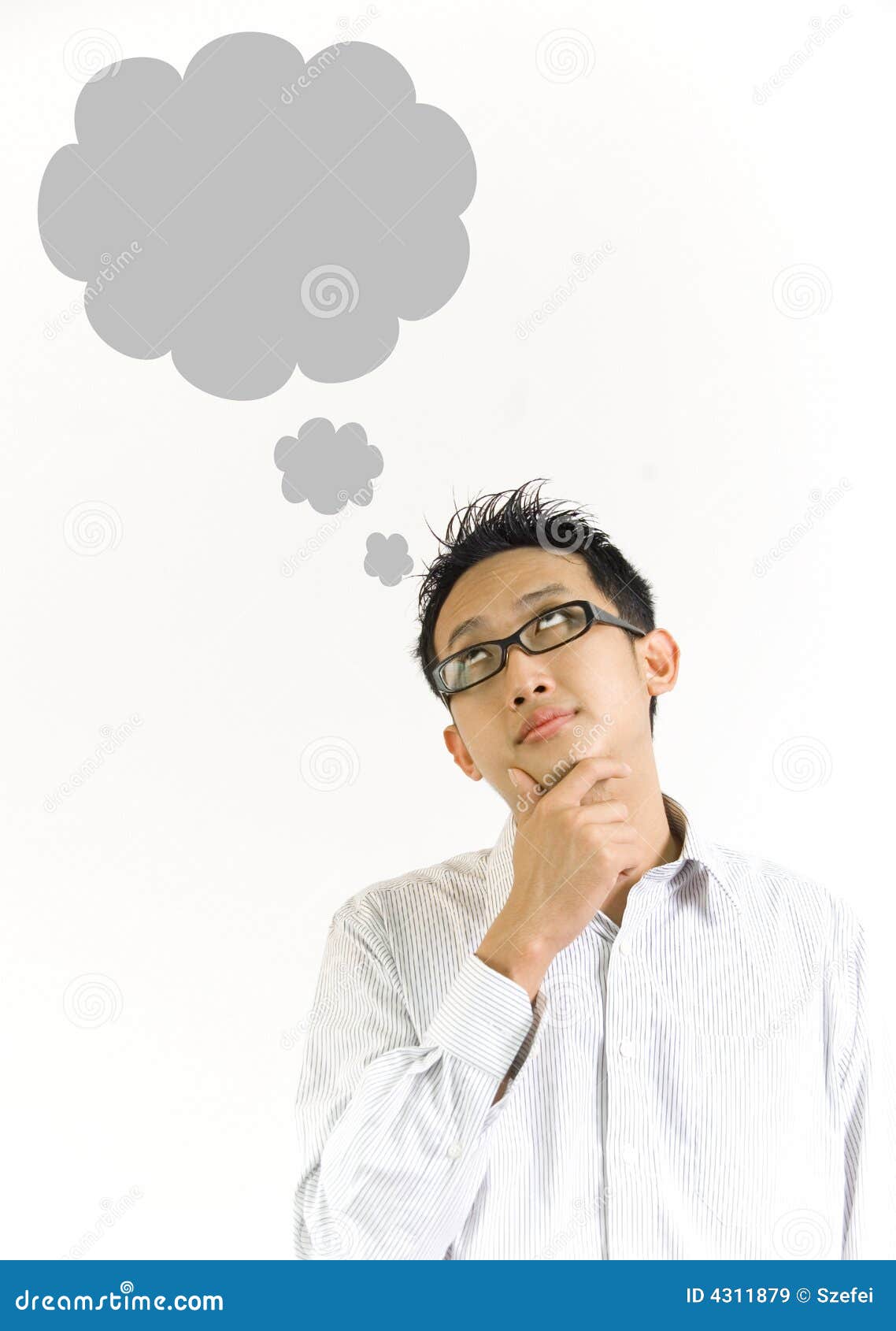 Thought balloon stock image. Image of concepts, brain - 4311879