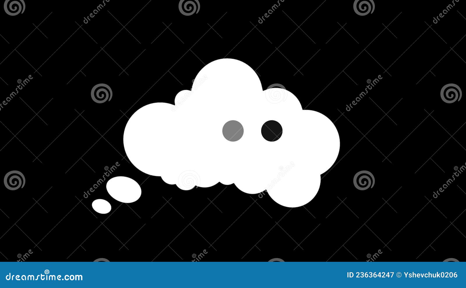 Thought Bubble, E-mail, Text Message. Typing or Thinking Dots. Type a ...