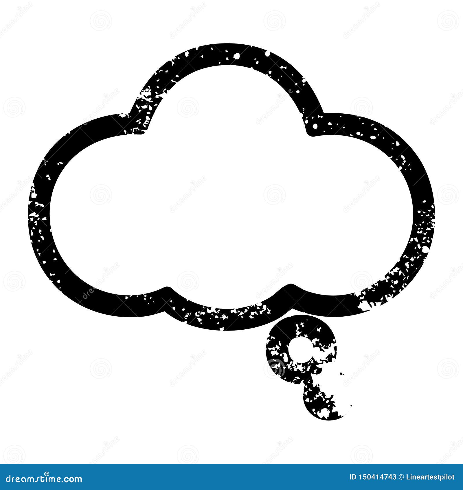 Thought bubble icon symbol stock vector. Illustration of element ...