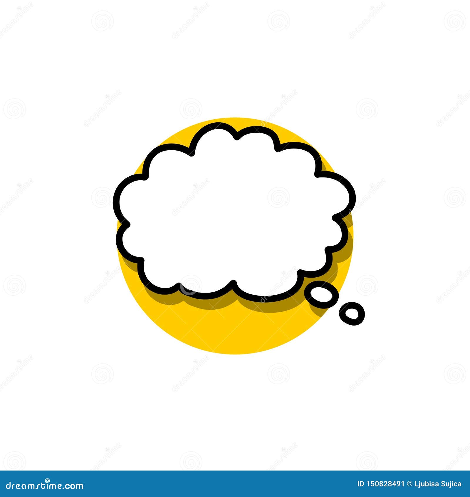 Logo Of Thought.Human Brain Logo. Vector Illustration | CartoonDealer ...