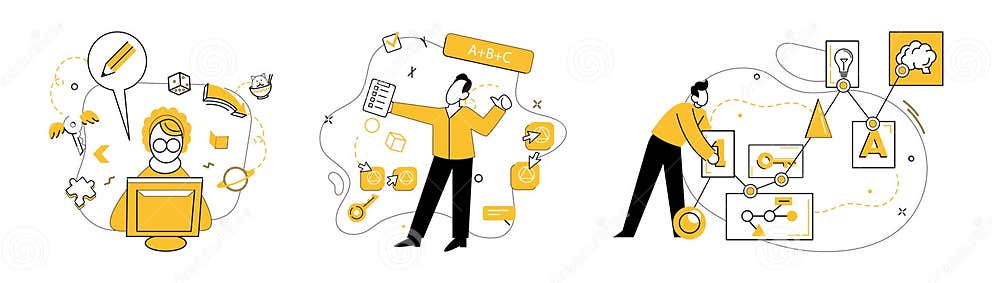 Thought Experiment. Contemplation and Brainstorming are Dynamic Winds ...