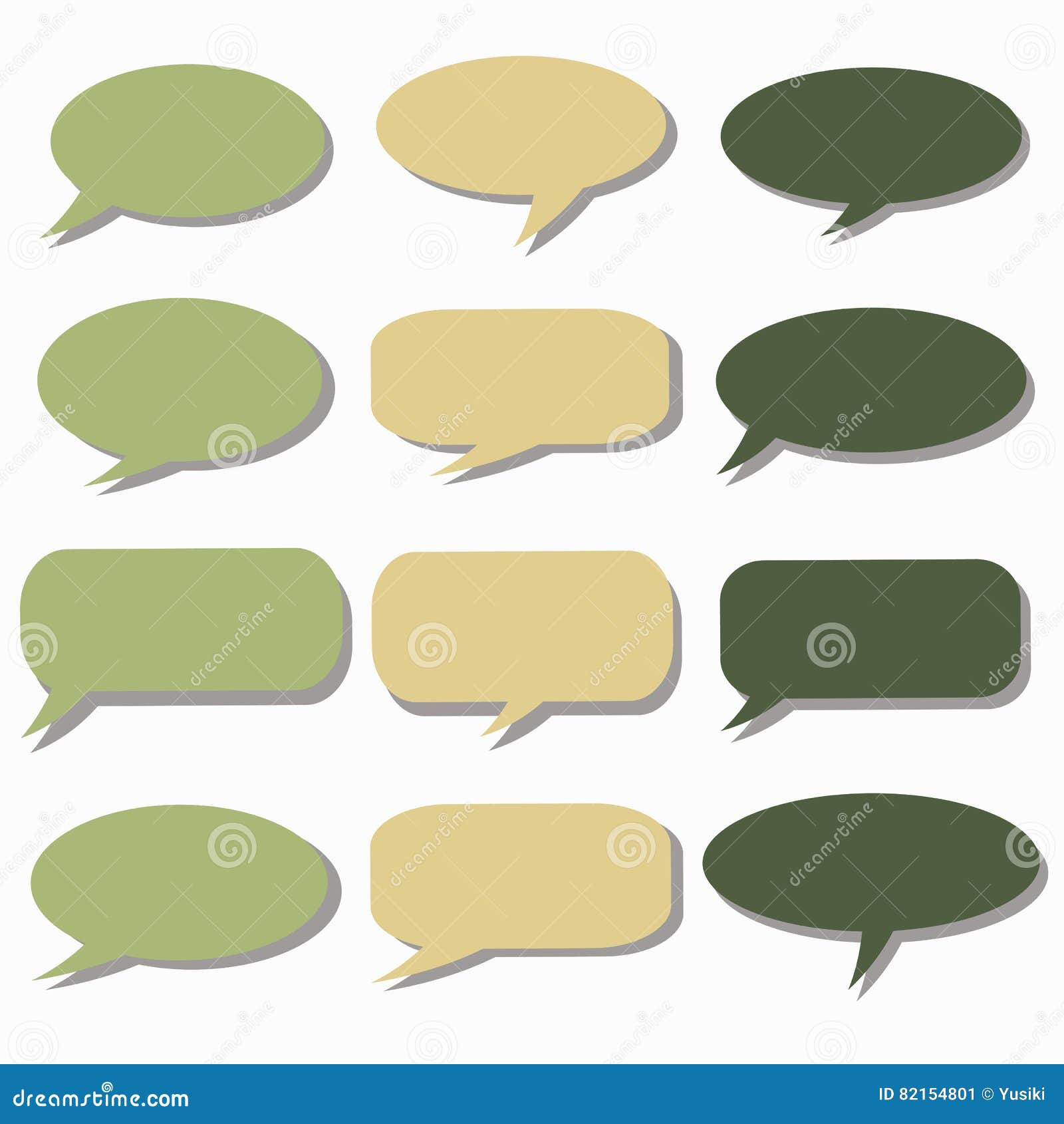 Thought Frame. Speech Bubble. Dream Cloud. Talk Balloon. Quote B Stock ...