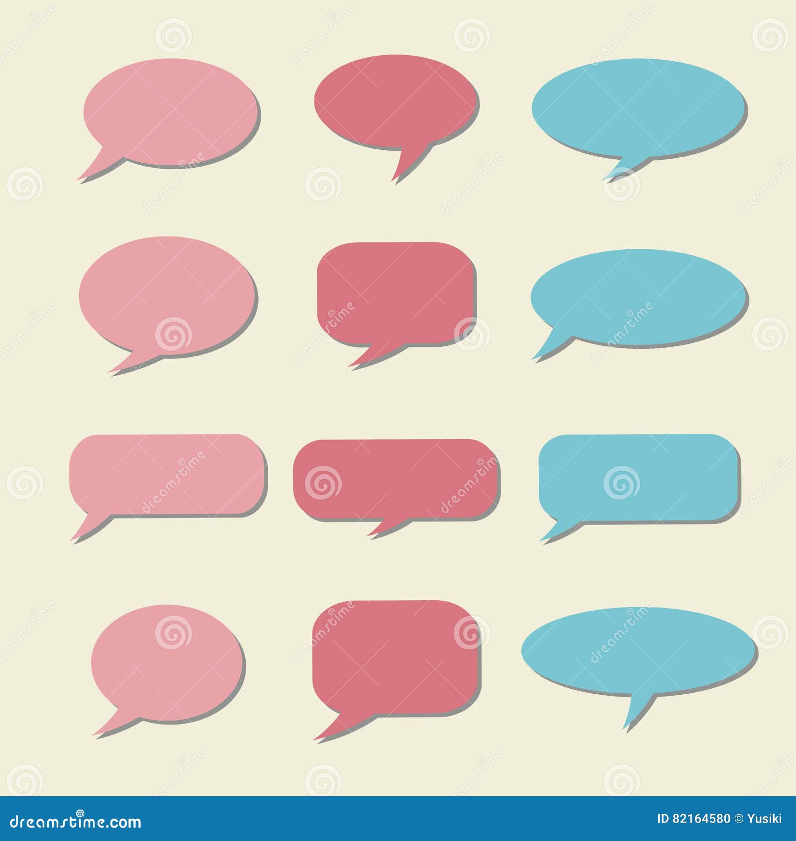 Thought Frame. Speech Bubble. Dream Cloud. Talk Balloon. Quote B Stock ...