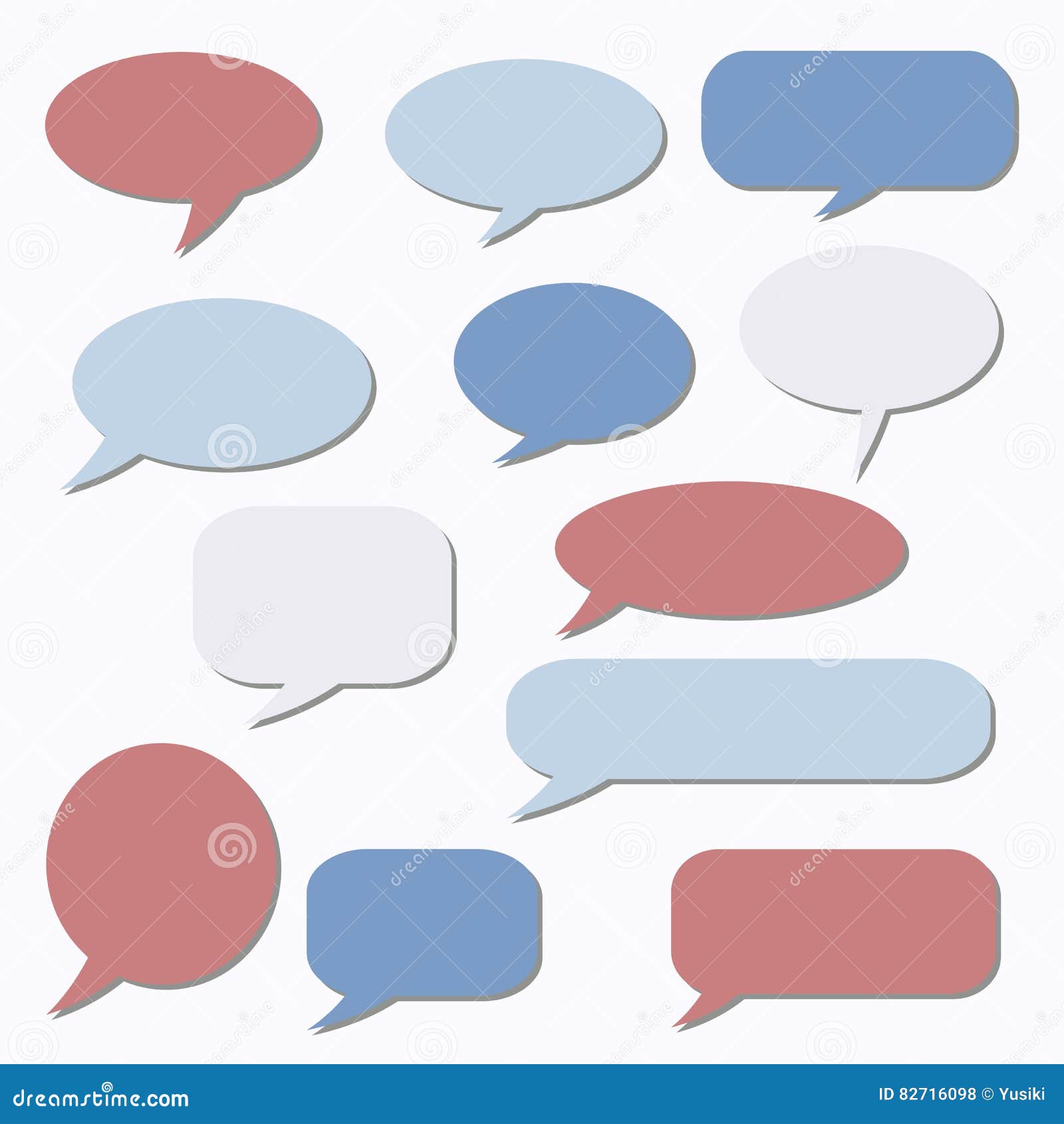 Thought Frame. Speech Bubble. Dream Cloud. Talk Balloon Stock ...