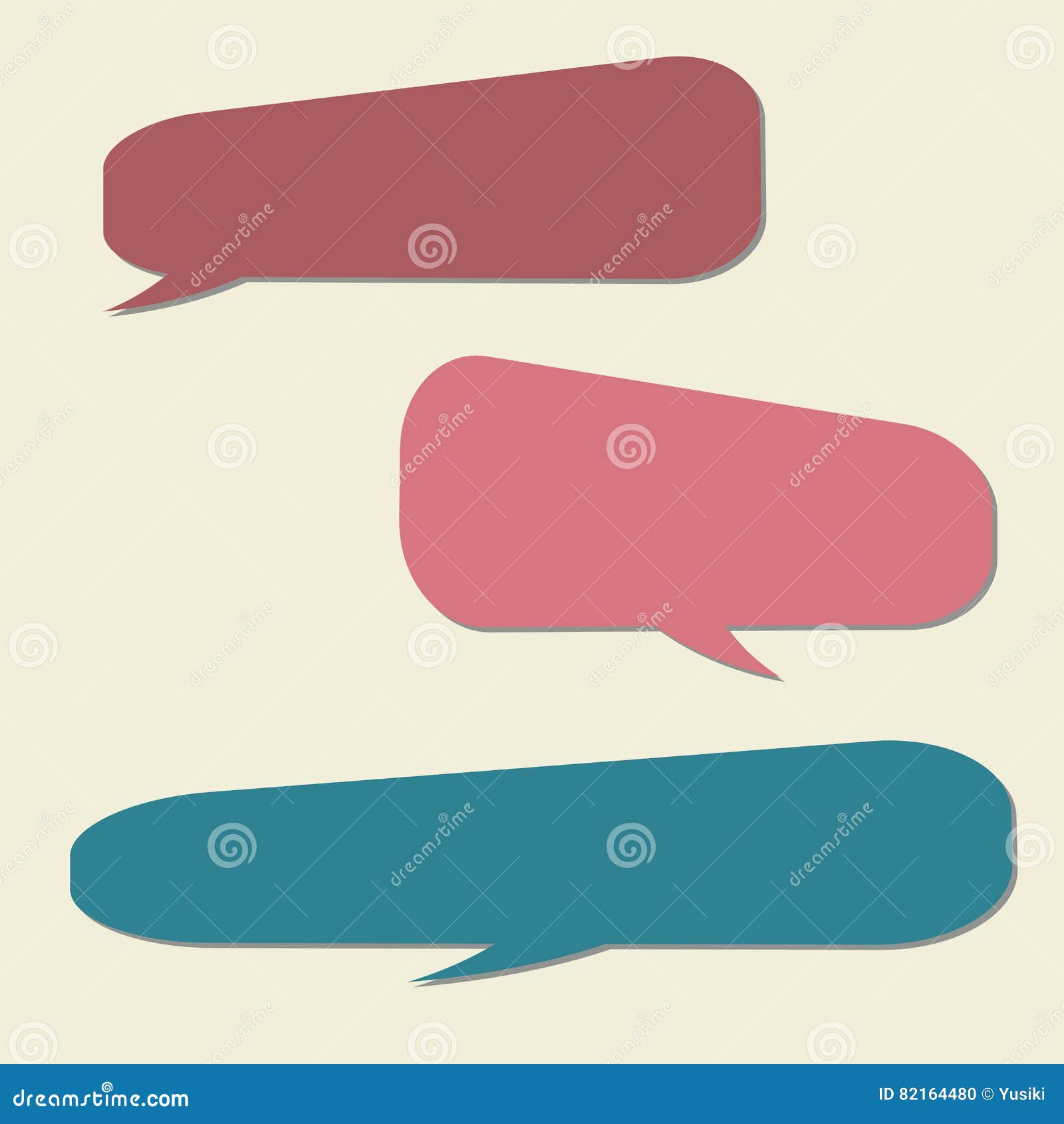 Thought Frame. Speech Bubble. Dream Cloud. Talk Balloon. Quote B Stock ...