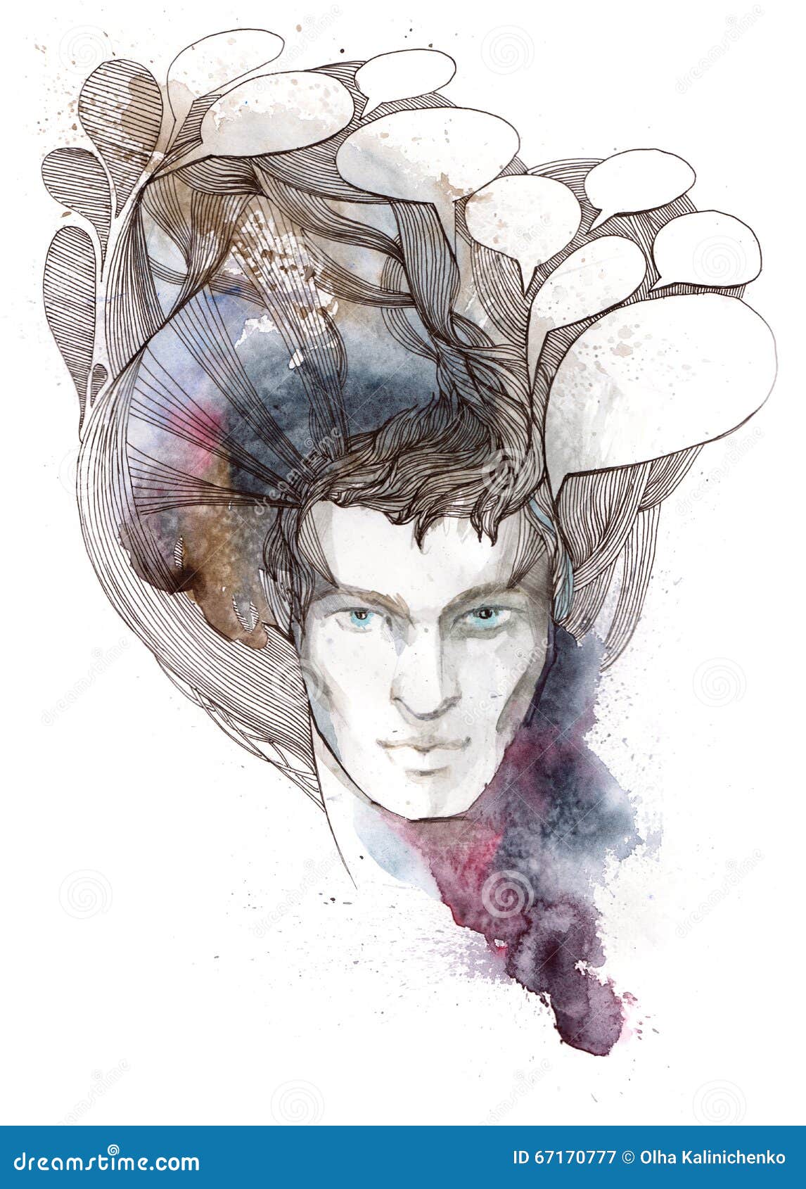 Thought stock illustration. Illustration of eyes, decisions - 67170777