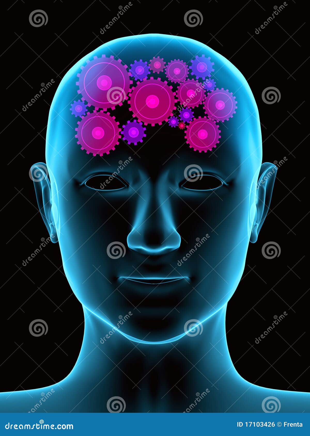 Thought process stock illustration. Illustration of engineering - 17103426
