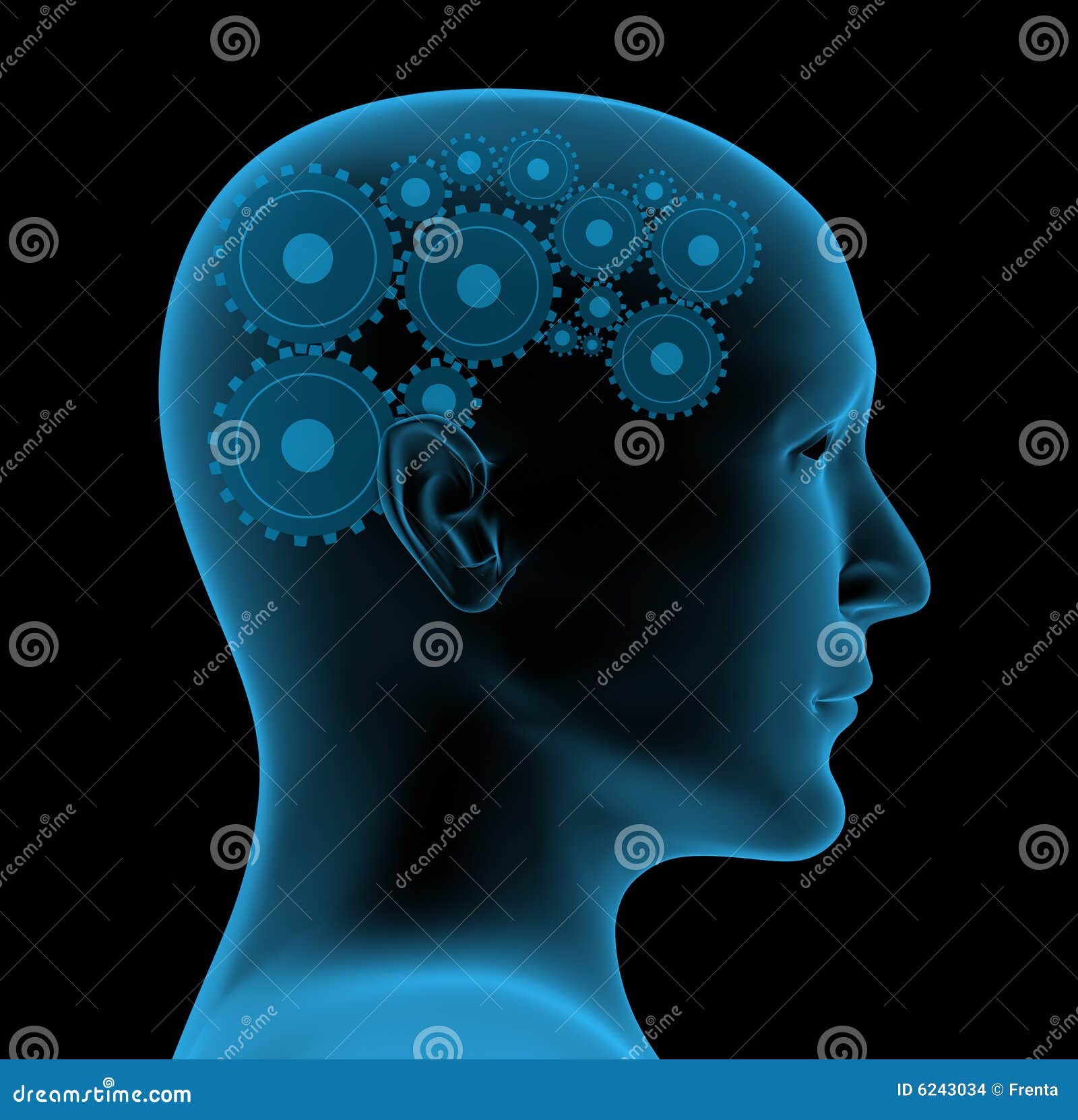 Thought process stock illustration. Illustration of expertise - 6243034