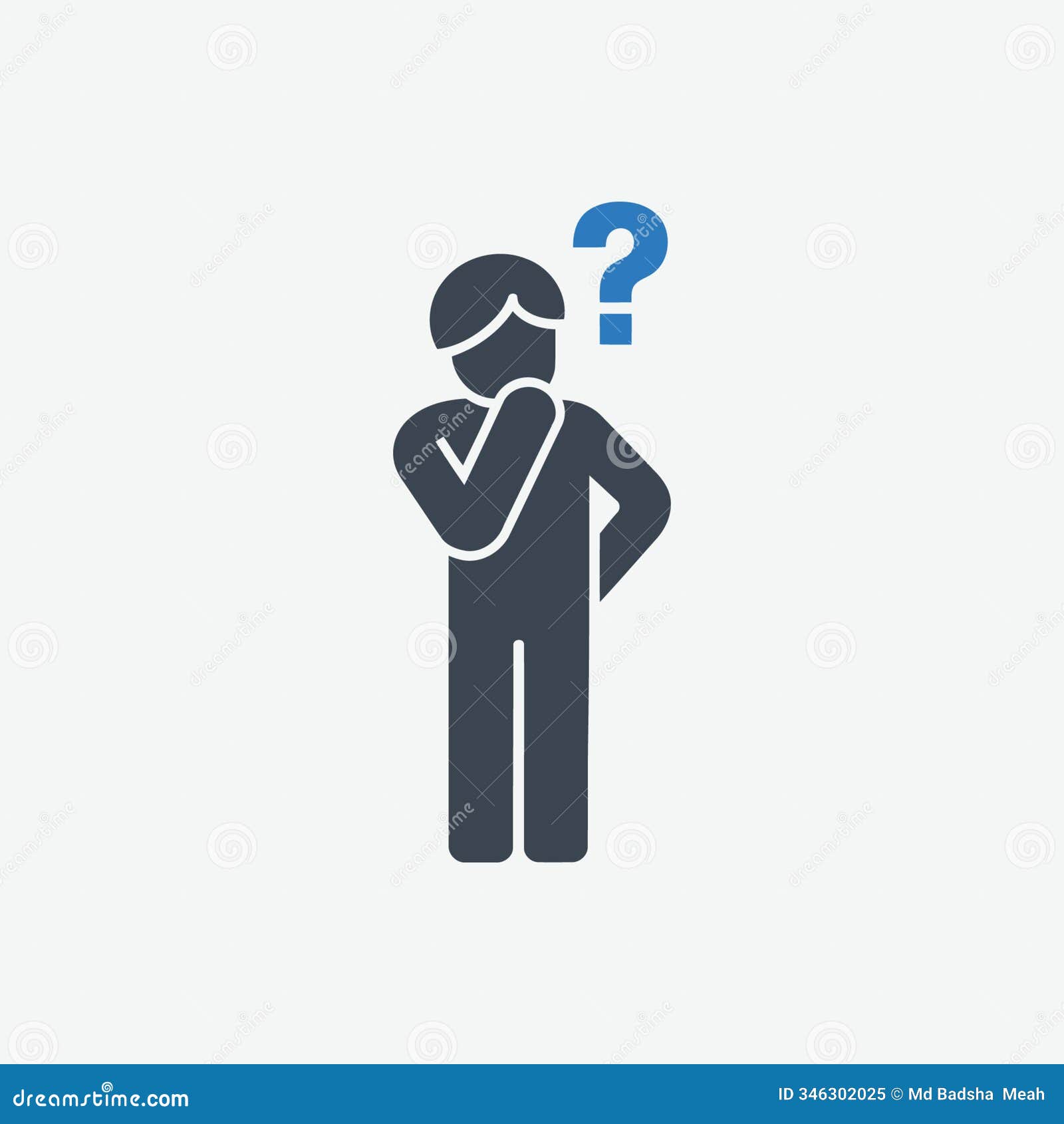 Thought process icon stock illustration. Illustration of questions ...