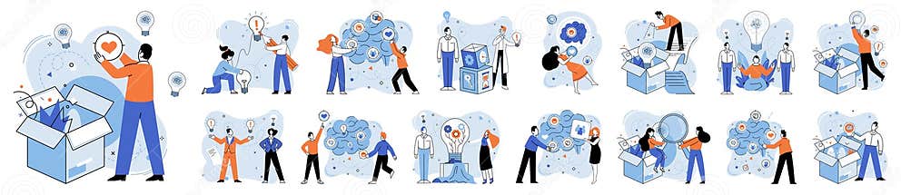 Thought Process. Ideas Flourish in Garden Contemplative Minds Engaged ...