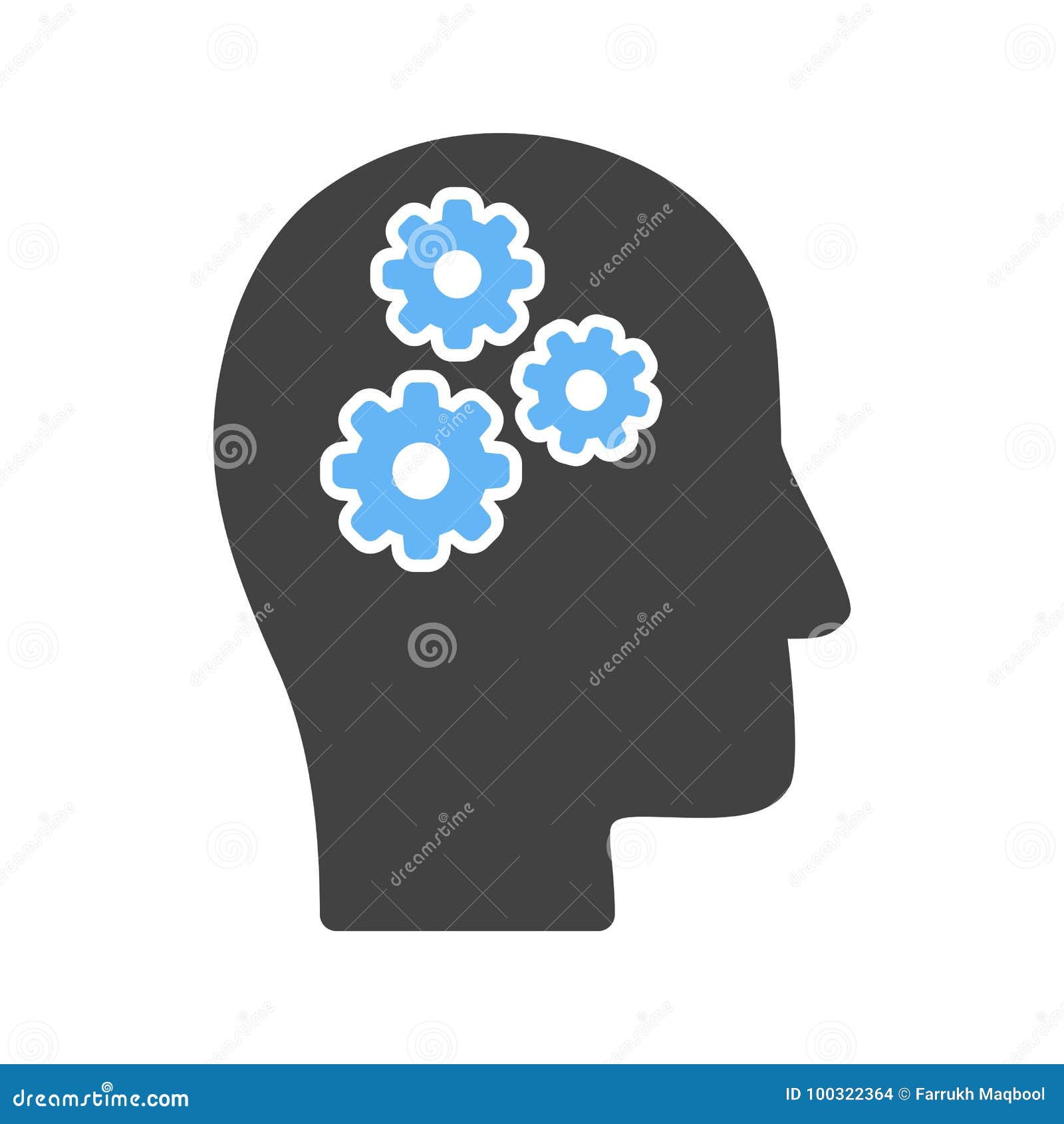 Thought Process stock vector. Illustration of science - 100322364