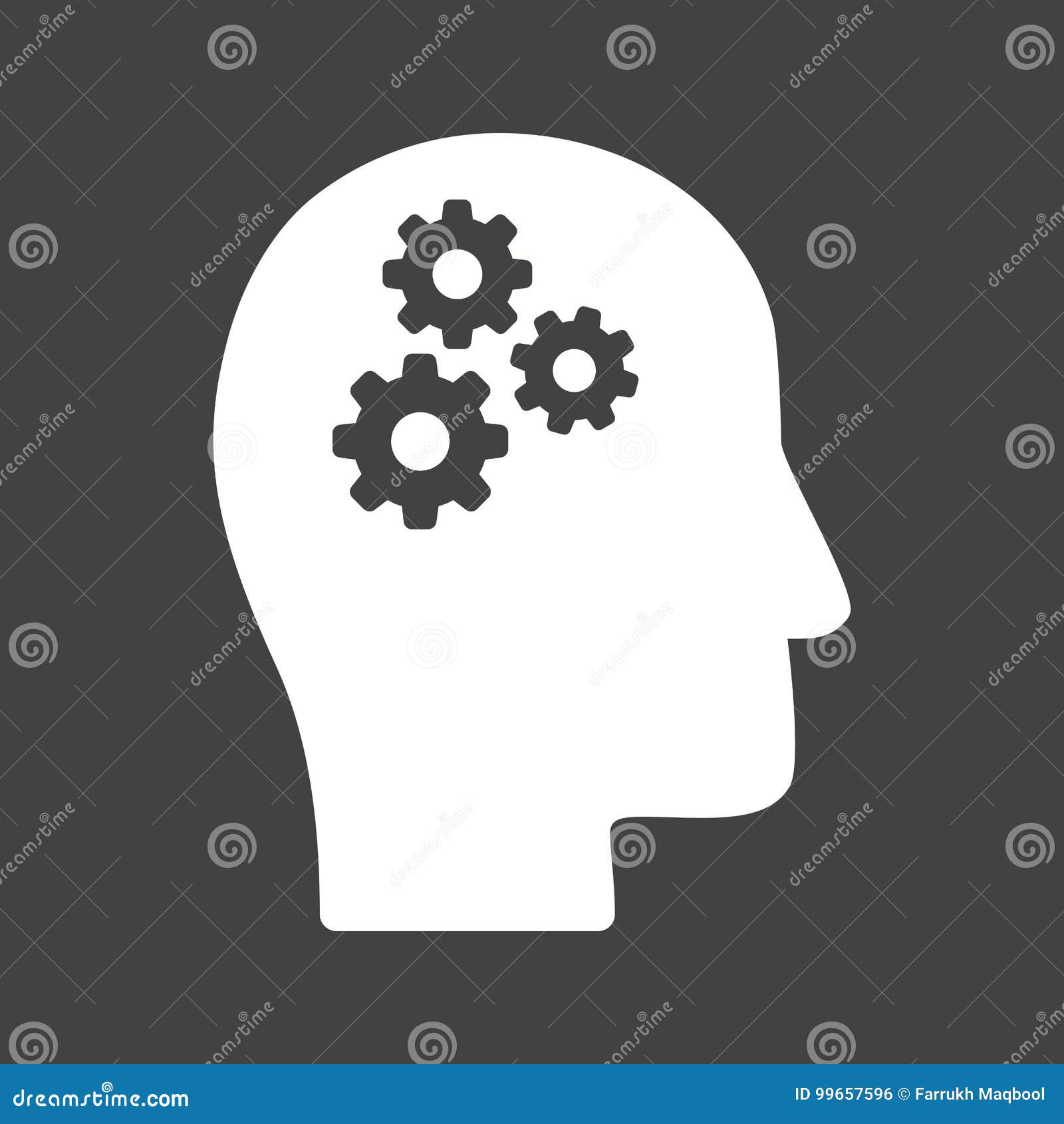 Thought Process stock vector. Illustration of thinking - 99657596