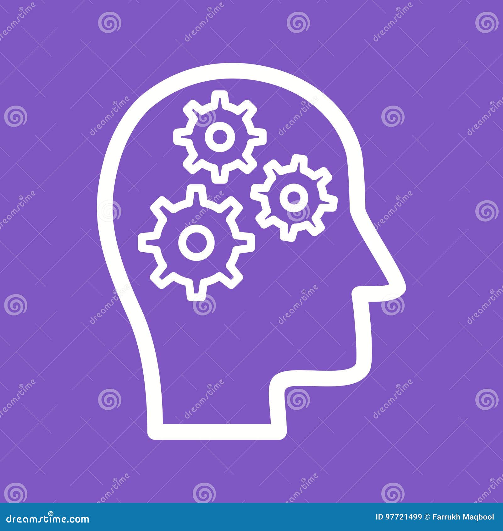 Thought Process stock vector. Illustration of solution - 97721499