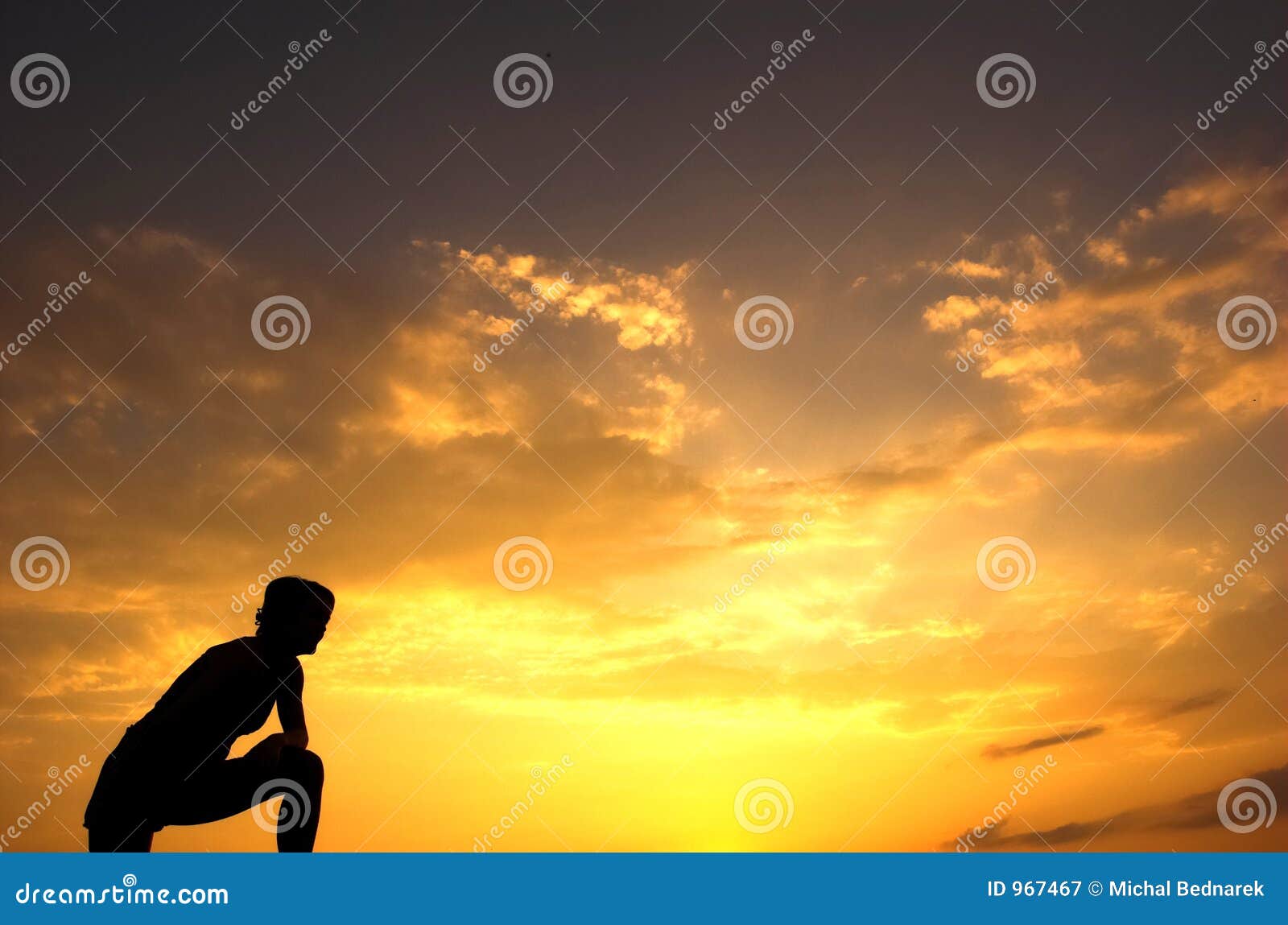 Thoughtful... stock image. Image of jump, healthy, jumping - 967467