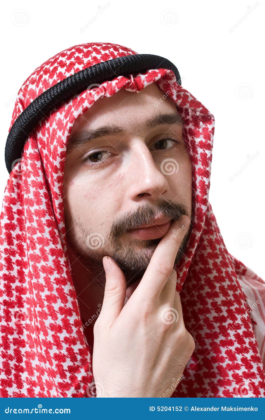 Thoughtful Arabian Young Man Picture. Image: 5204152