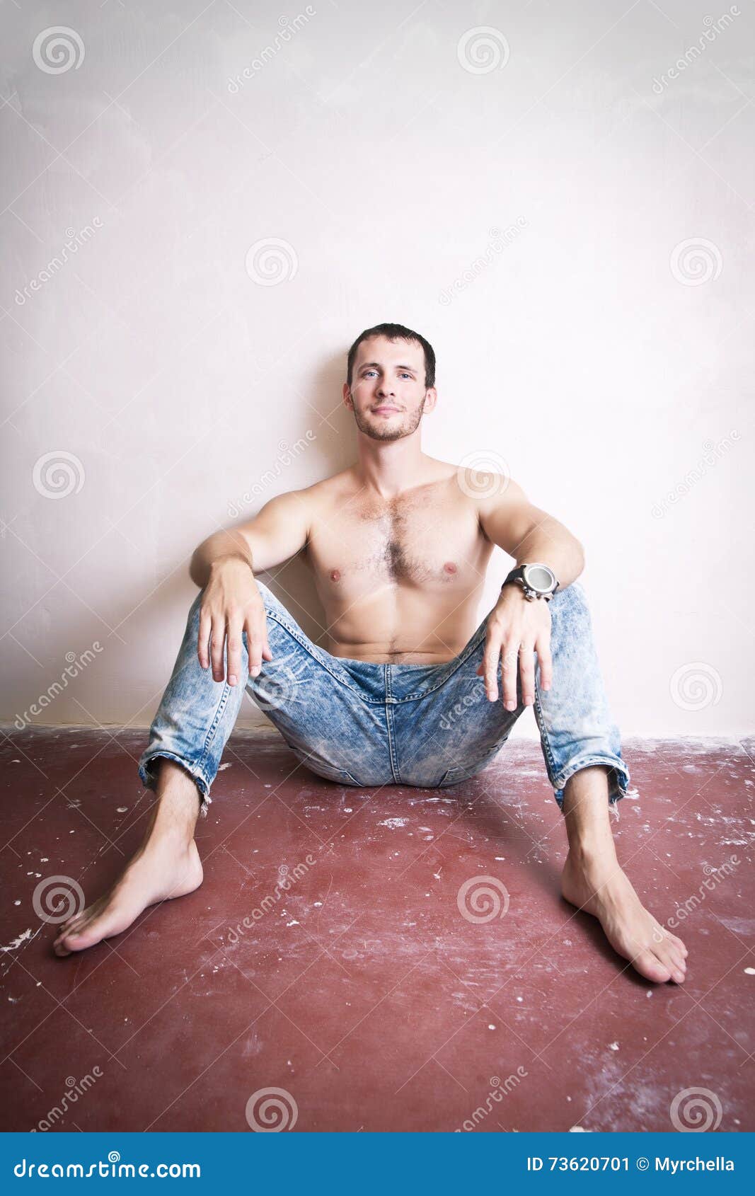 Thoughtful Attractive Man Sitting on the Floor Stock Image - Image of ... Thoughtful Attractive Man Sitting on the Floor Stock Image - Image of ...