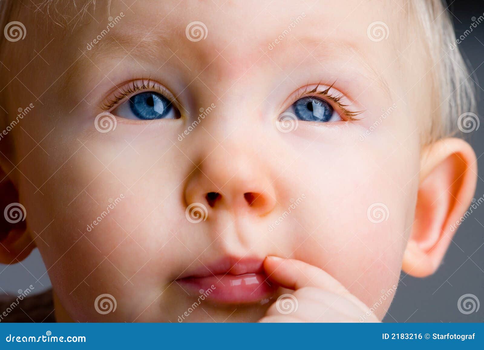 Thoughtful baby stock photo. Image of care, curiosity - 2183216