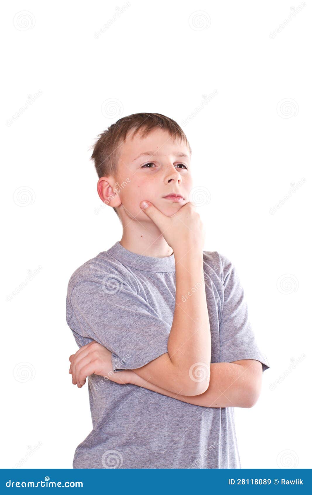 Thoughtful boy stock image. Image of handsome, hair, problems - 28118089