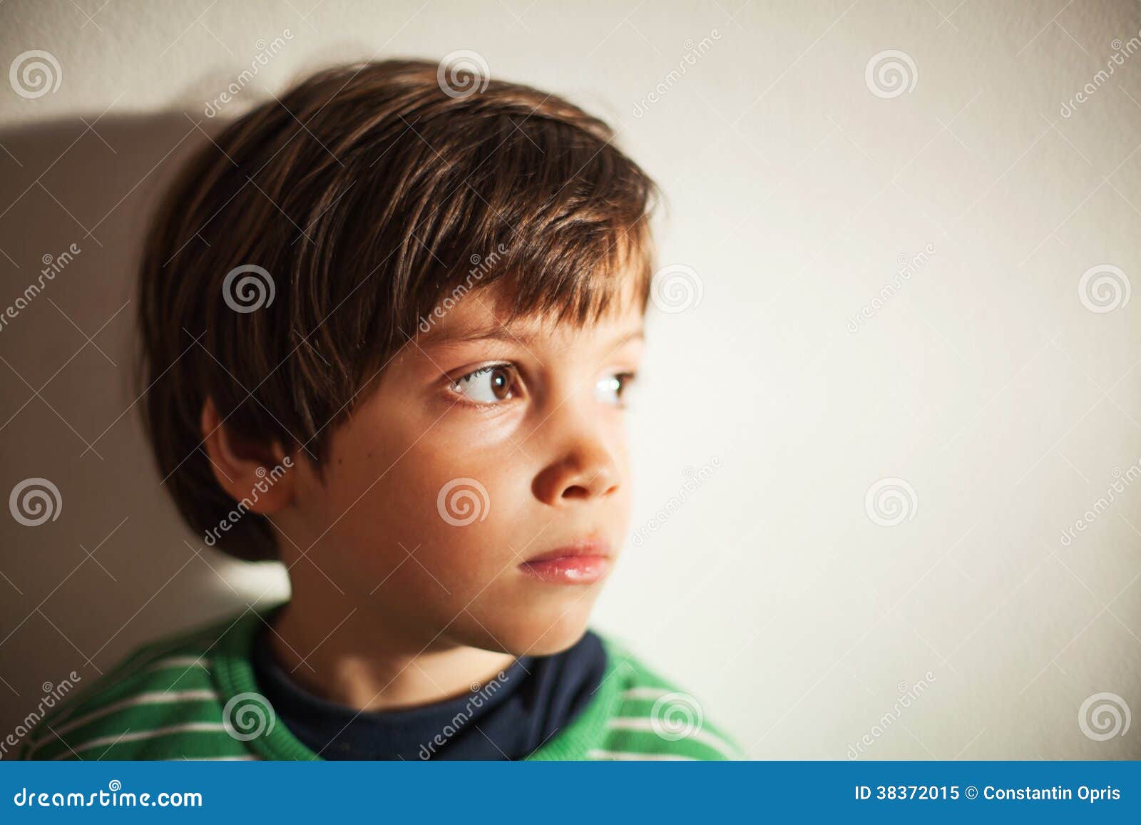 Thoughtful caucasian boy stock image. Image of depressed - 38372015