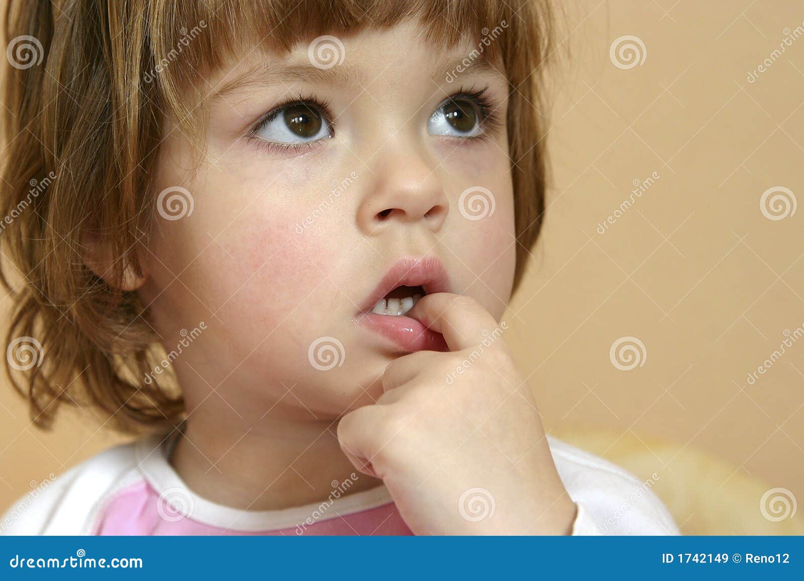 Thoughtful child stock image. Image of worry, children - 1742149
