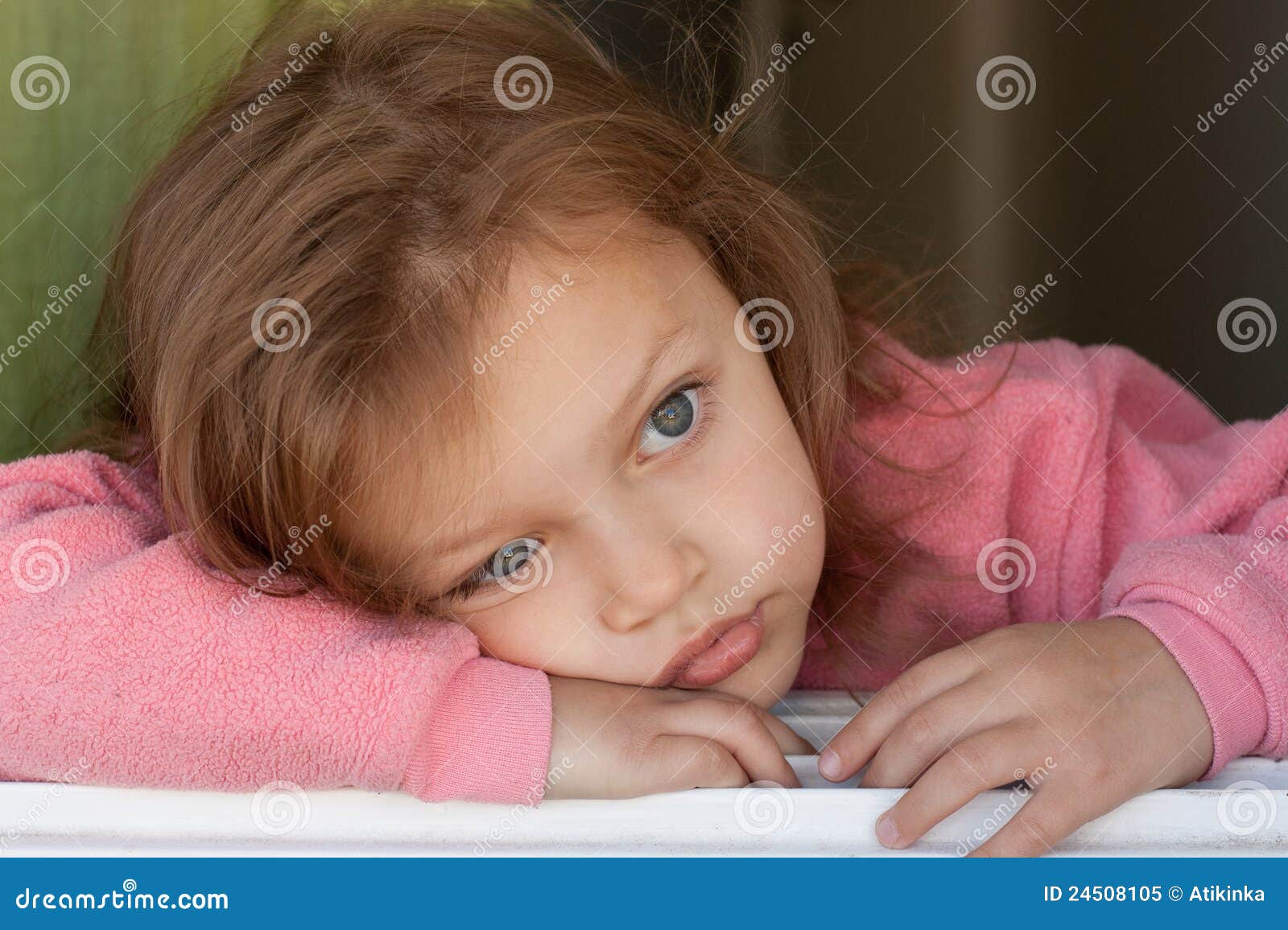 Thoughtful child stock image. Image of childhood, alone - 24508105