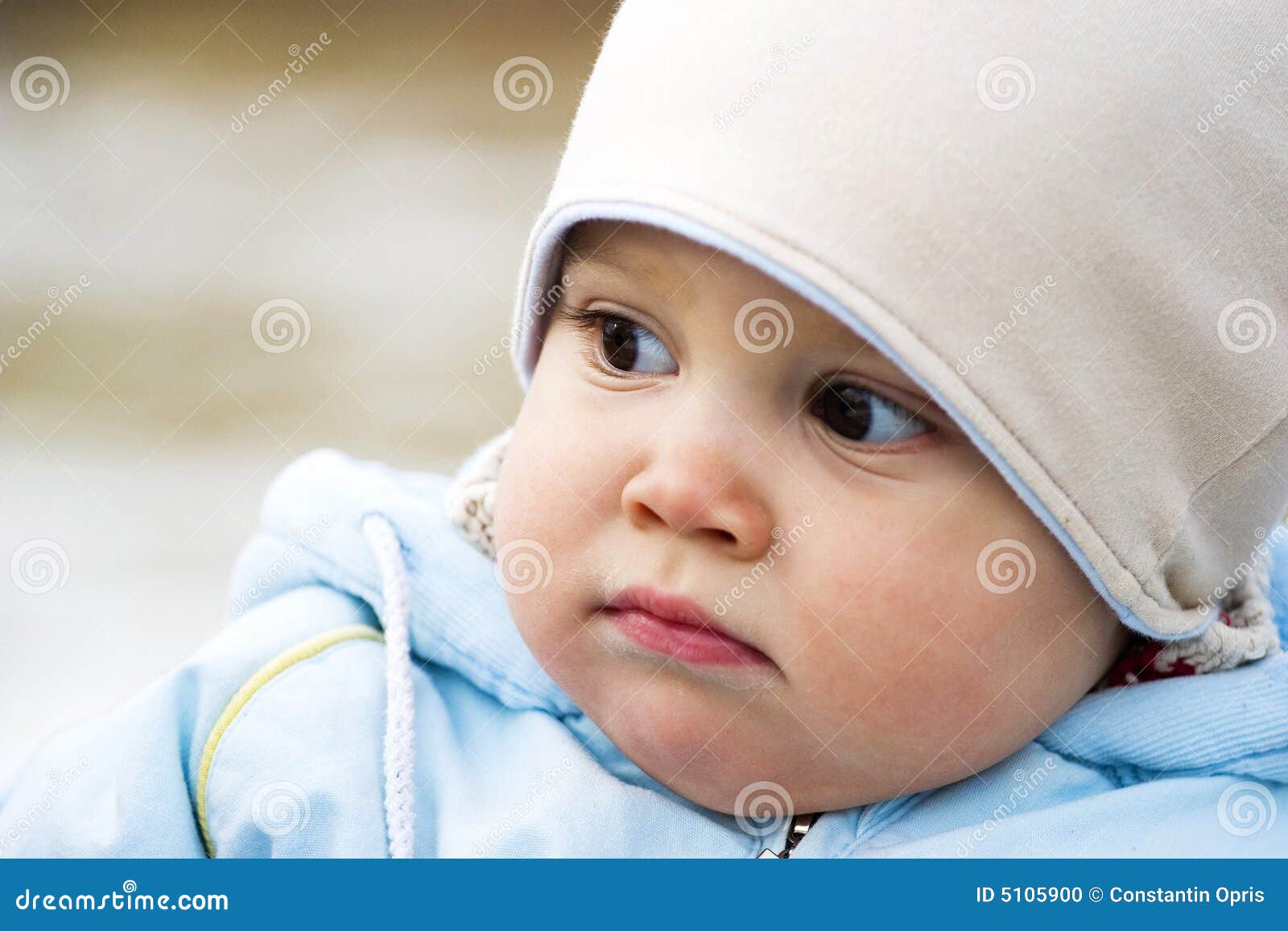 Thoughtful child stock photo. Image of child, look, caucasian - 5105900