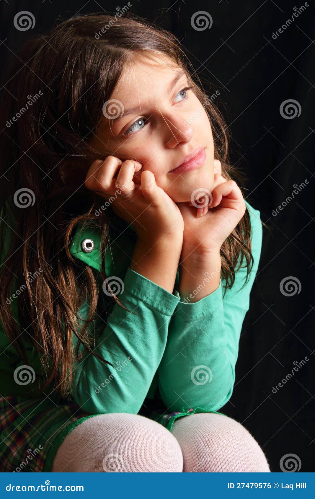 Thoughtful Daydreamer stock photo. Image of dream, innocent - 27479576