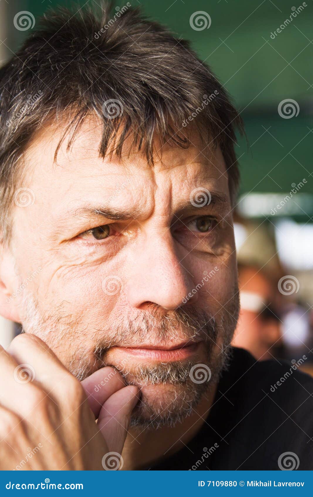 Thoughtful glimpse stock photo. Image of pensive, tired - 7109880