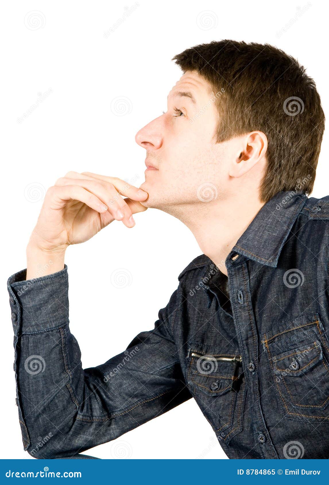 Thoughtful Handsome Young Man Stock Image - Image of studio, thoughtful ... Thoughtful Handsome Young Man Stock Image - Image of studio, thoughtful ...