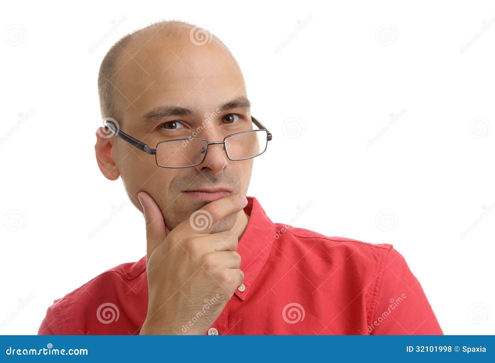 Thoughtful man stock photo. Image of human, serious, happiness - 32101998
