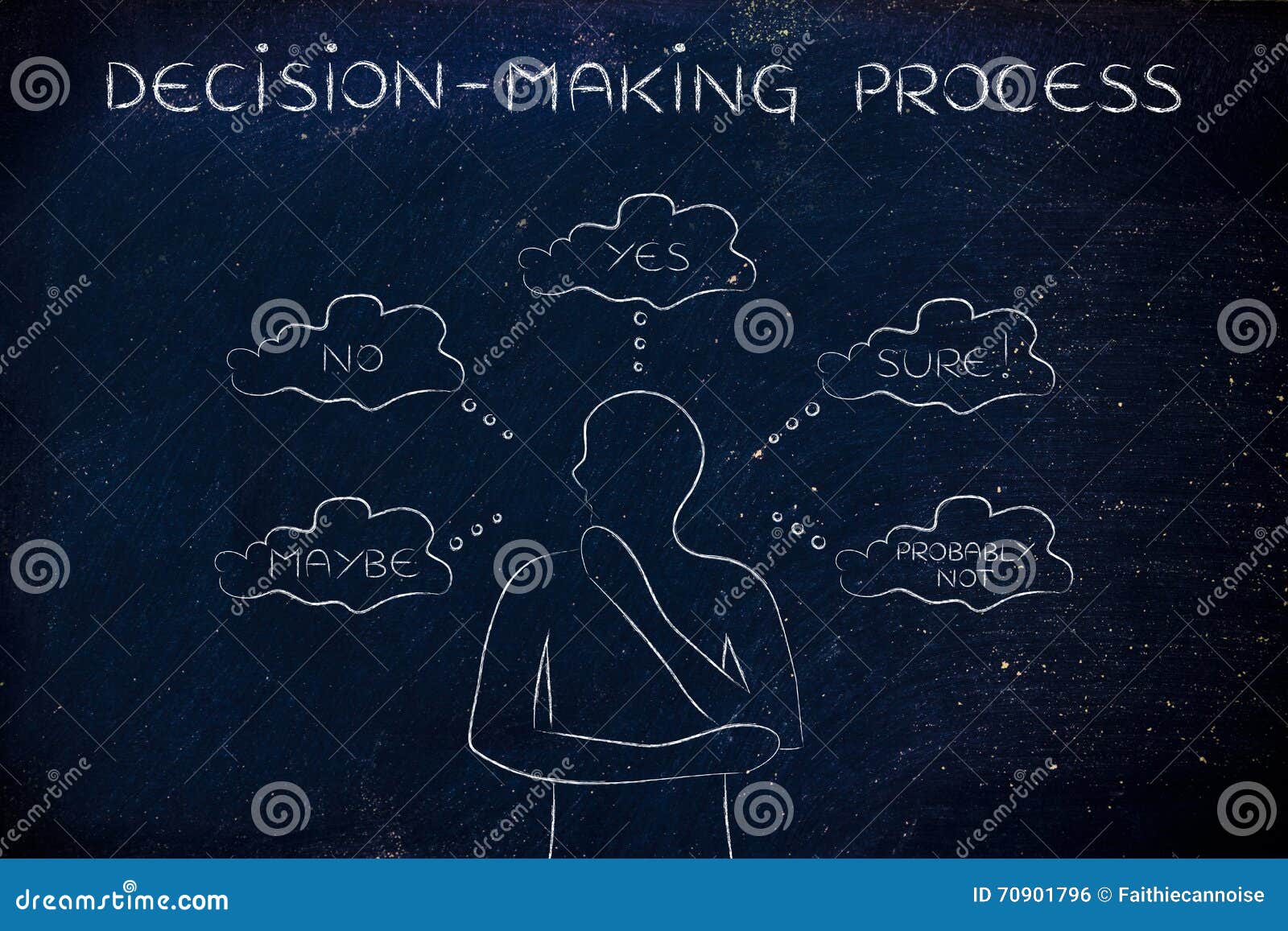 Thoughtful Man Trying To Choose, Decision-making Process Stock Photo ...