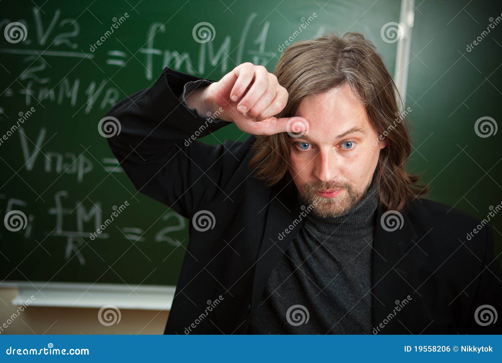 Thoughtful professor stock photo. Image of people, instructor - 19558206