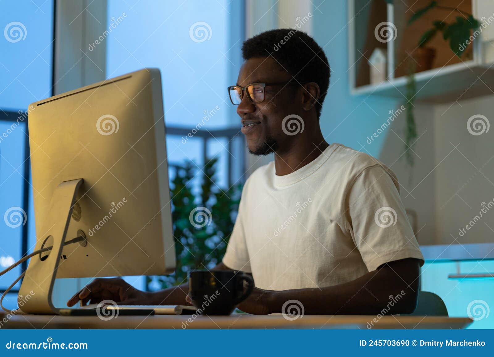 Thoughtful Web Developer Work on Computer, Programmer Trying To Find ...