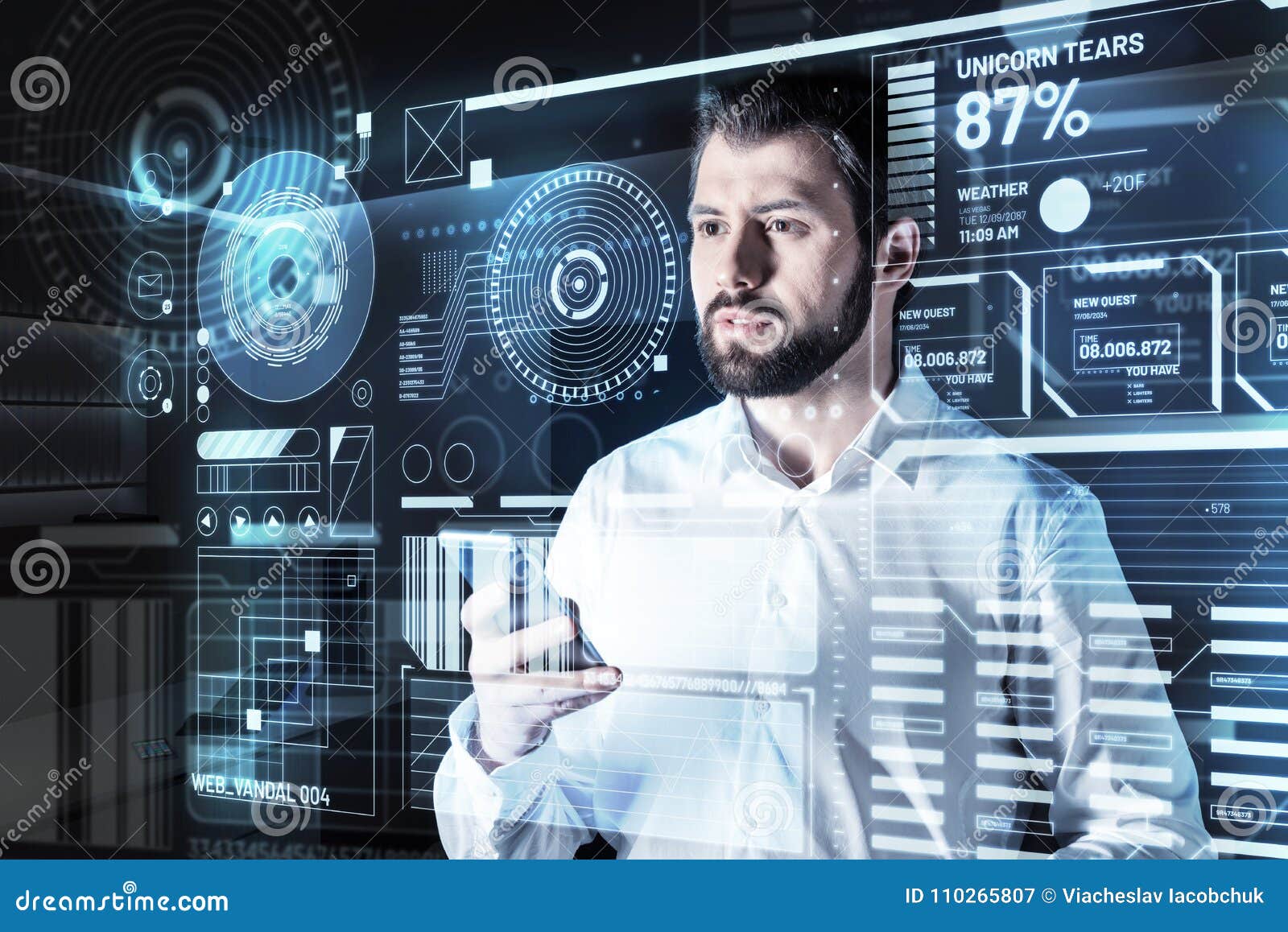Thoughtful Programmer Brainstorming Ideas About Coding Stock Photo ... Thoughtful Programmer Brainstorming Ideas About Coding Stock Photo ...