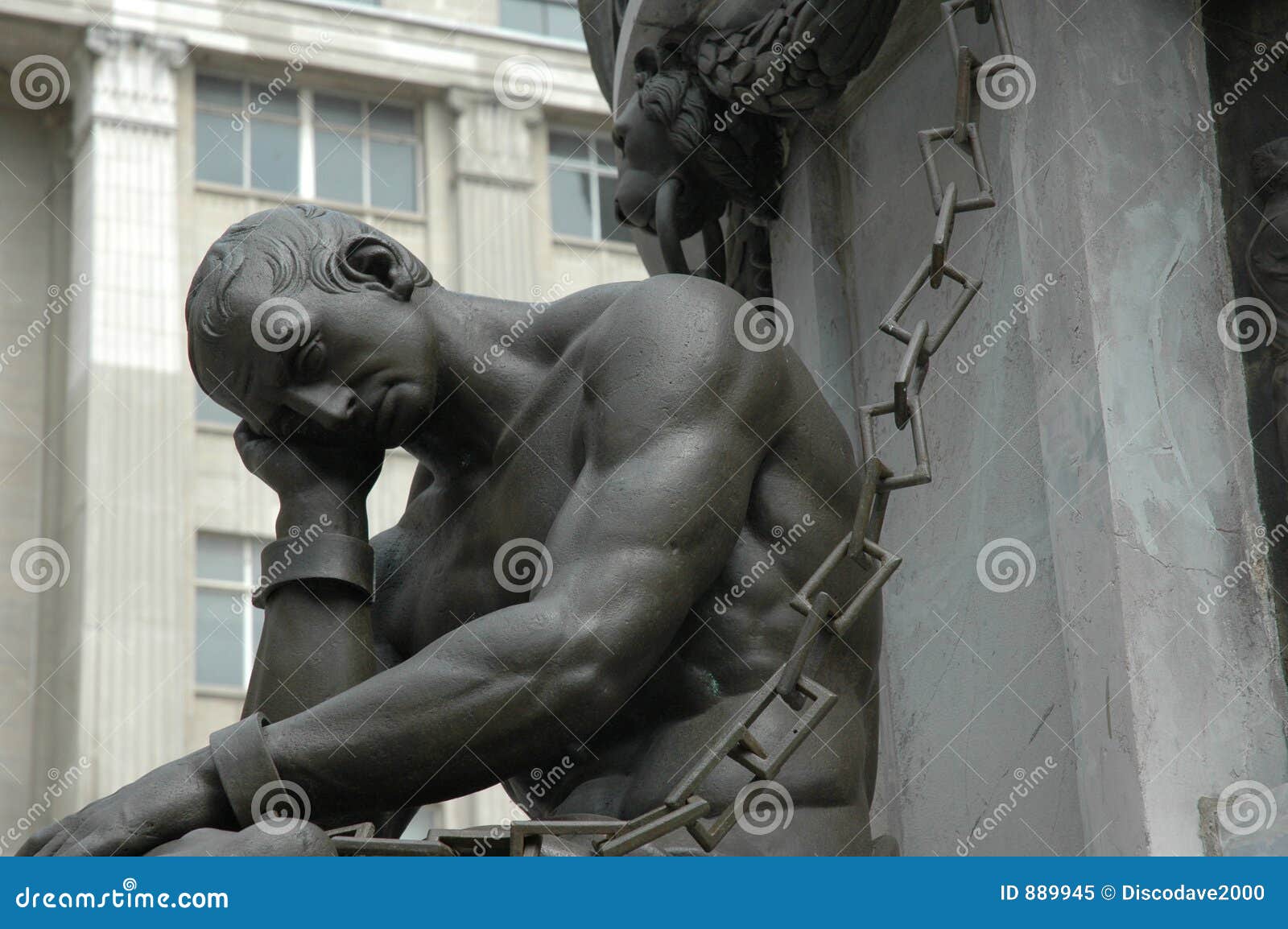 Thoughtful statue stock image. Image of concerned, depressed - 889945