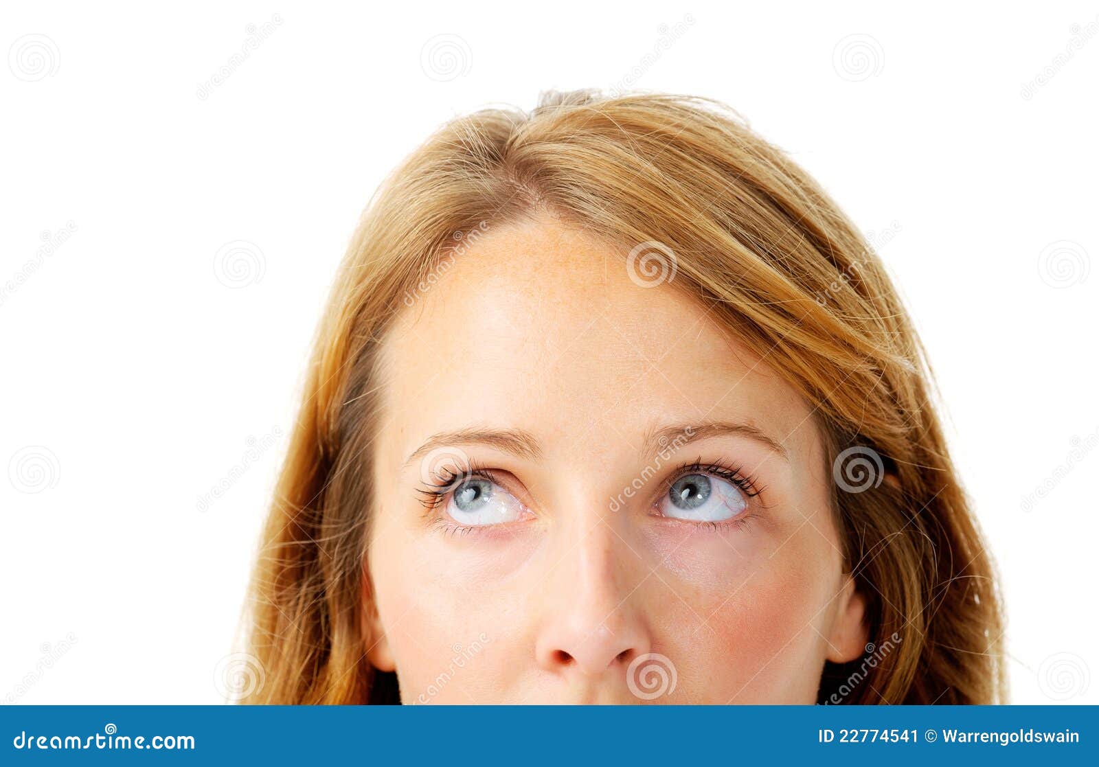 Thoughtful, Thinking Woman Face Stock Image - Image of isolated, adult ...